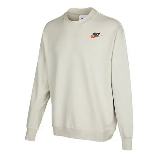 Nike Logo Embroidered Crewneck Pullover