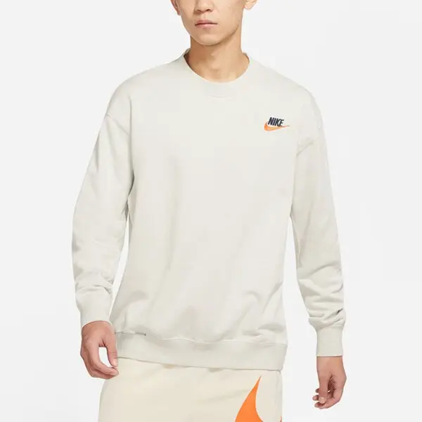 Nike Logo Embroidered Crewneck Pullover