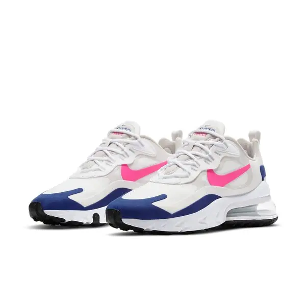 Nike Max 270 React Sneakers - White/pin/kblue