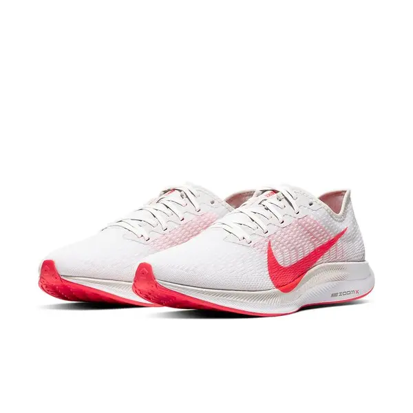 Nike Zoom Pegasus Turbo 2 Athletic Sneakers - White/red