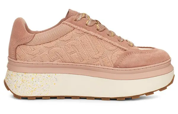 UGG Marin Lace Up Logo Sneakers - Pink