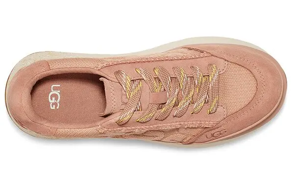 UGG Marin Lace Up Logo Sneakers - Pink
