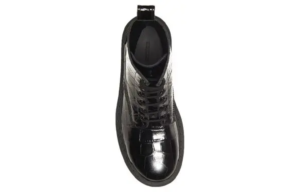 Balenciaga Strike Combat Boots - Black