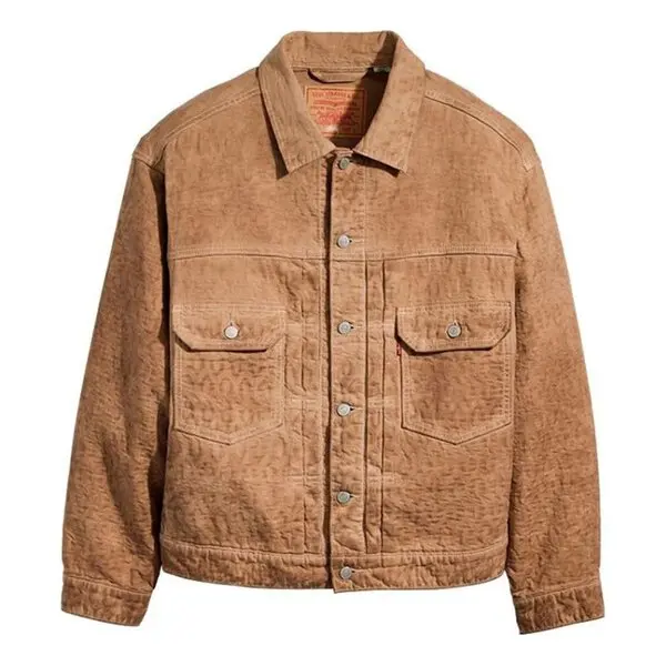 StÜssy X Levi's Dyed Jacquard Jacket - Brown