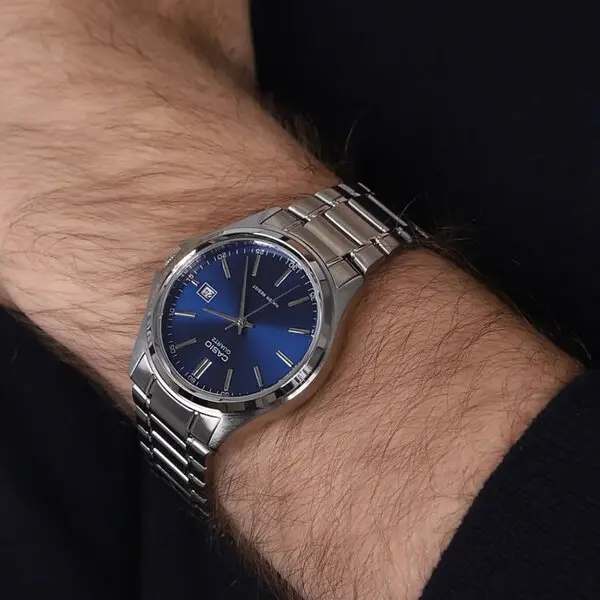 Casio Stainless Steel Dial Analog Watch