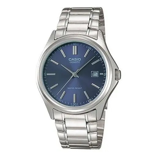 Casio Stainless Steel Dial Analog Watch - Blue