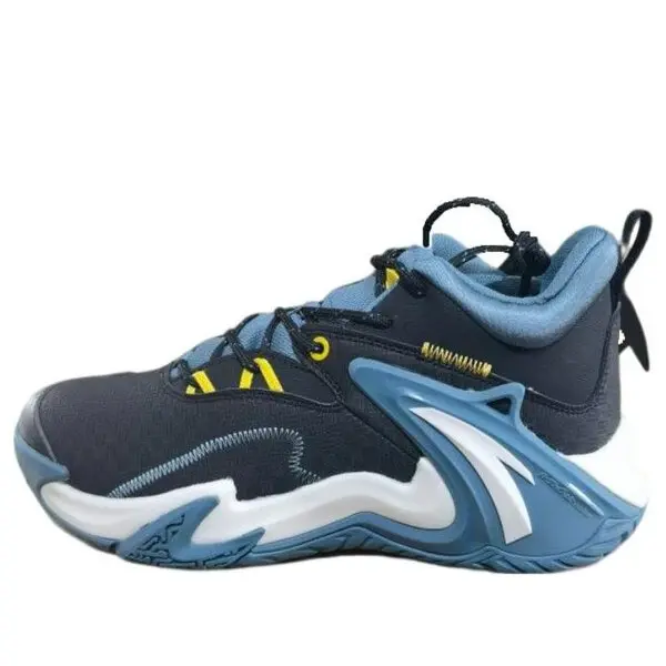 ANTA Fleeced Basketball Series Sneakers - Navy/blue/white