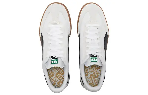 PUMA Liga Leather Sd Low Top Sneakers - White/gray/black