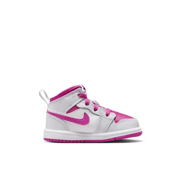 JORDAN 1 Mid Td - Iris Whisper/white/fire Pink