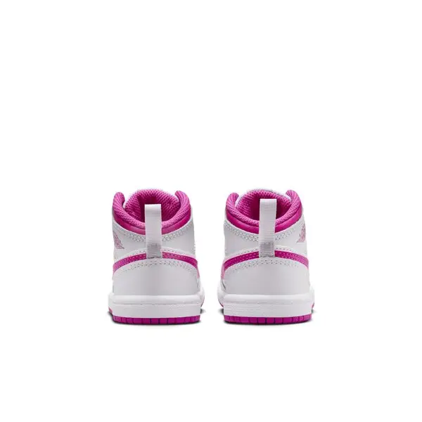 JORDAN 1 Mid Td - Iris Whisper/white/fire Pink