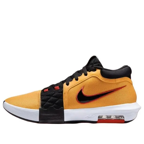 Nike Lebron Witness 'bruce Lee' Athletic Sneakers - Del Sol/metallic Silver/comet Red