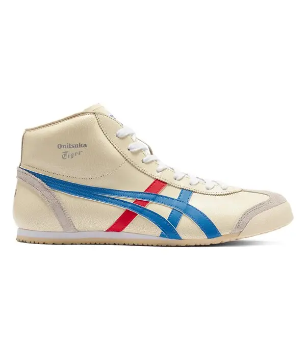 Onitsuka Tiger Mid Runner Sneakers - White/blue/red