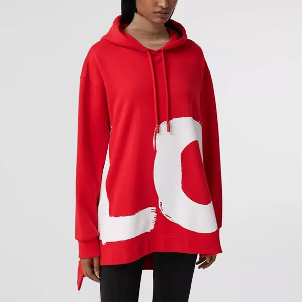 Burberry Love Printing Loose Hoodie