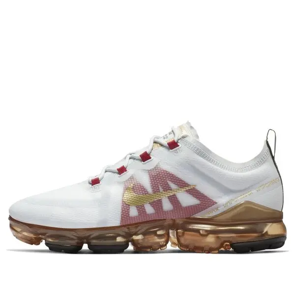 Nike Vapormax 2019 "chinese New Year" Athletic Sneakers - White/gold/red
