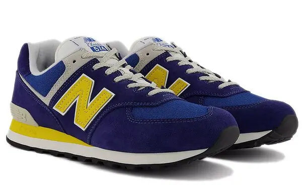 NEW BALANCE 574 Sneakers - Blue/yellow