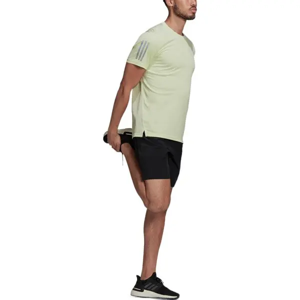 Adidas Solid Color Logo Round Neck Sports Short Sleeve T-shirt - Default Colorway