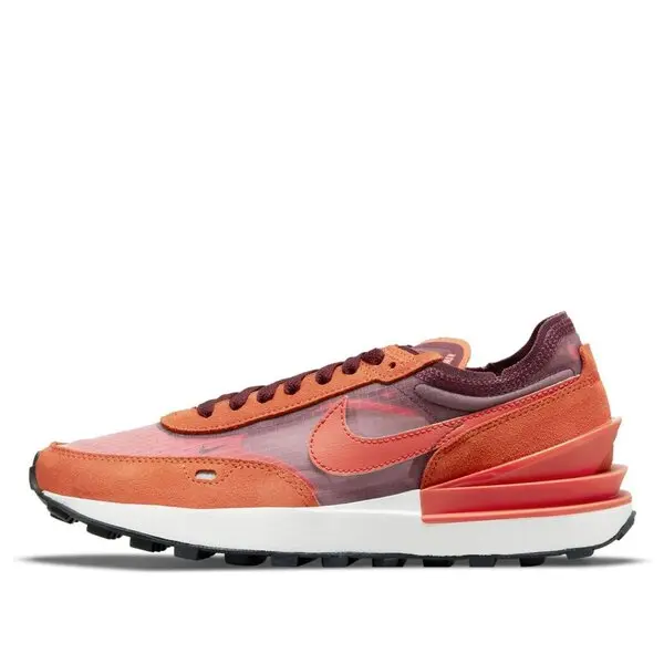 Nike Waffle One Sneakers - Red/orange/white