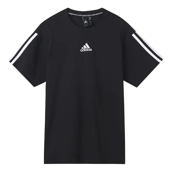 Adidas Must Haves 3-stripes Sport T-shirt 'core - Black
