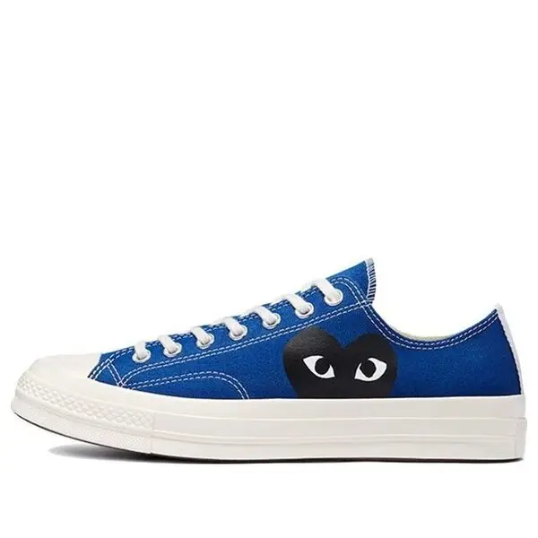 CONVERSE Comme Des Garçons Play X Chuck 70 Low Top Sneakers - Blue/black/egret