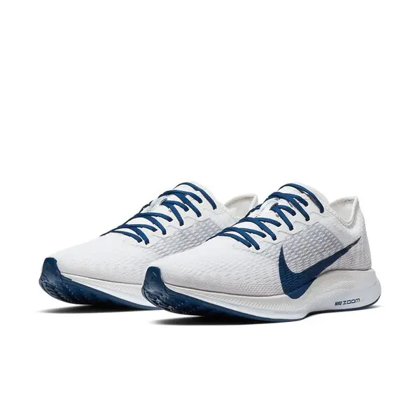Nike Zoom Pegasus Turbo 2 Athletic Sneakers - Gray/white/blue