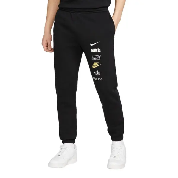 Nike Club Fleece Logo Pants 'black - Black/multi-color