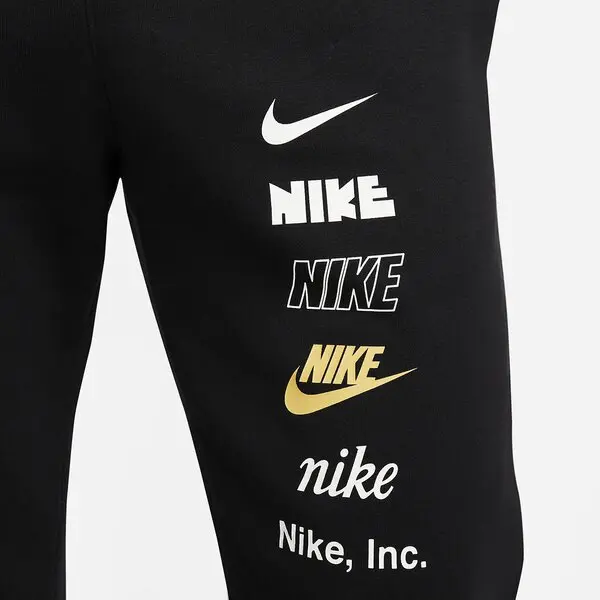 Nike Club Fleece Logo Pants 'black
