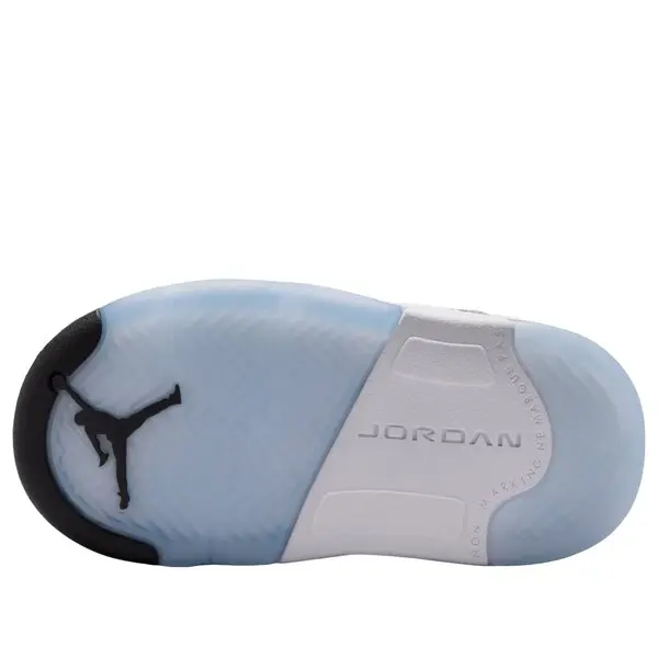 JORDAN Air 5 Retro Sneakers - White/metallic