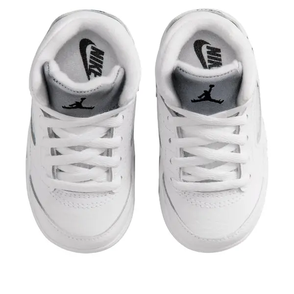 JORDAN Air 5 Retro Sneakers - White/metallic