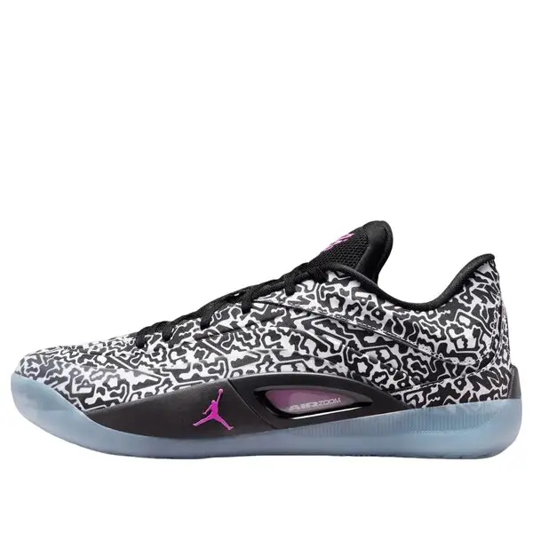 JORDAN Air Zion 4 Pf Athletic Sneakers - Black/purple