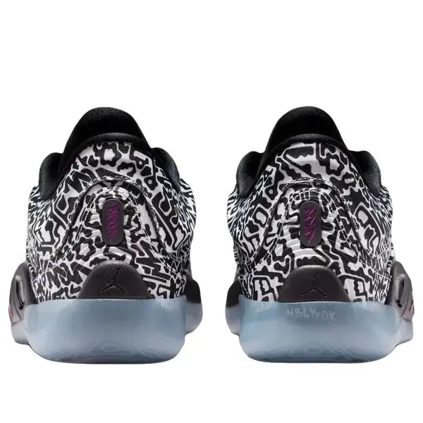 JORDAN Air Zion 4 Pf Athletic Sneakers - Black/purple