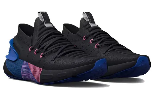 Under Armour Hovr Phantom 3 Athletic Sneakers - Black/blue/pink