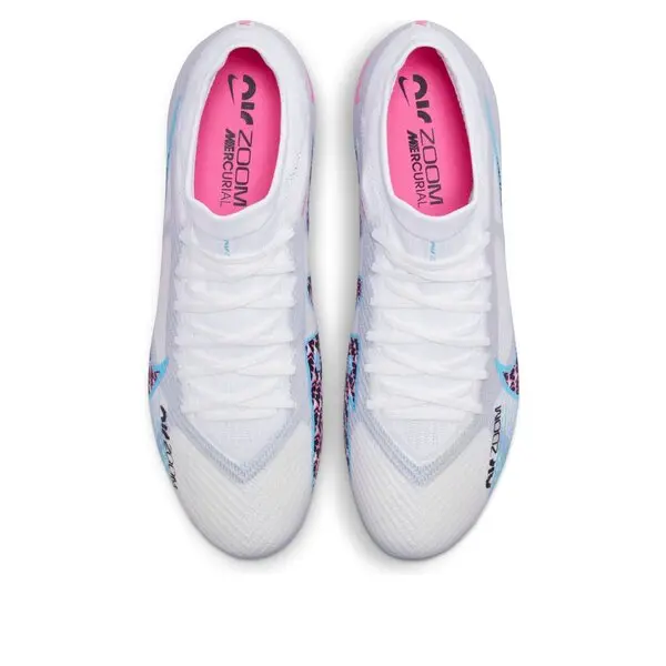 Nike Zoom Mercurial Vapor 15 Pro Fg "blast Pack - White/blue/pink