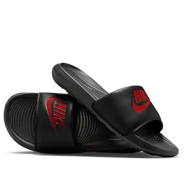Nike Victori One Slides - Black/red