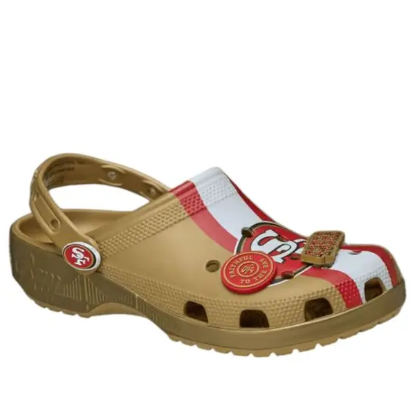 CROCS X Nfl Classic Clogs "san Francisco 49ers - Gold/red