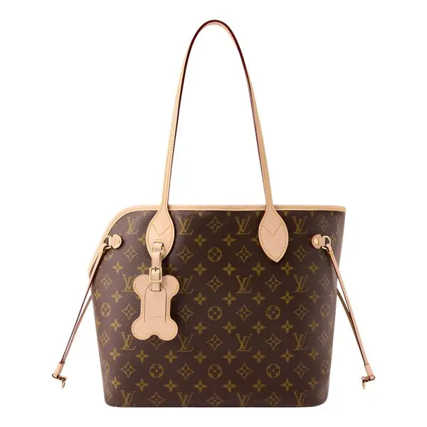 LOUIS VUITTON Neverfull Monogram Tote Bag - Brown
