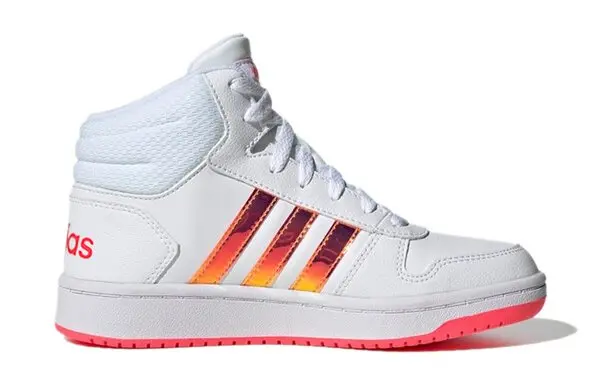 Adidas Hoops 2.0 Mid J Sneakers - White
