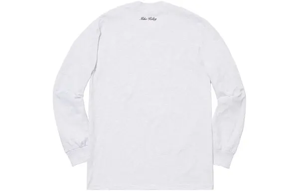 Supreme Fw18 Mike Kelley Ahhyouth Ls Ash Tee - Grey