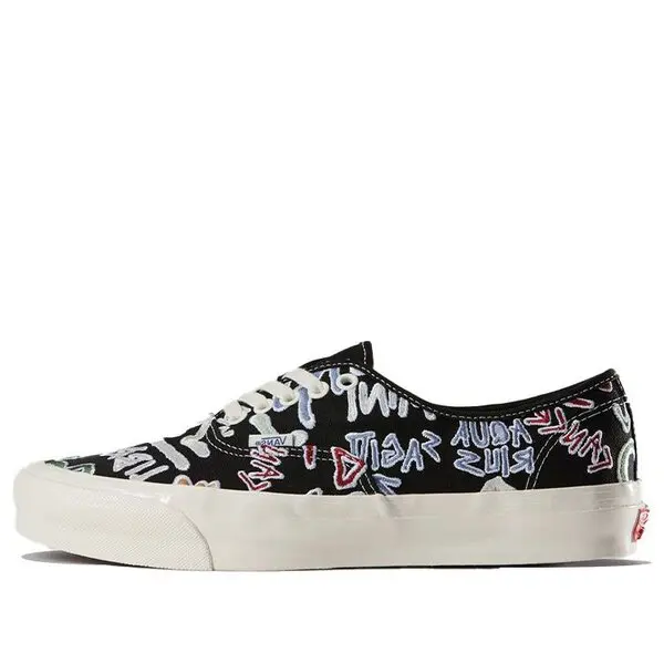 VANS Og Authentic Lx 'zodiac Pack' With Embroidered Graphic Print - Black