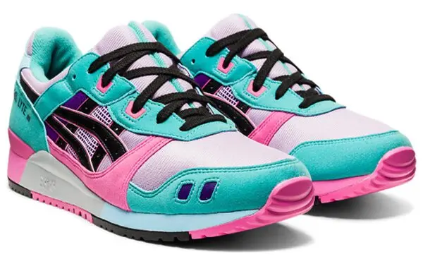 Asics Gel Lyte 3 "dragon Fruit" Athletic Sneakers - Black/green/pink