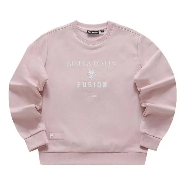 FILA FUSION Logo Printed Pullover Sweater