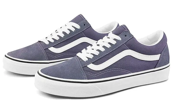 VANS Old Skool Lace-up Sneakers - Blue/purple