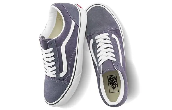 VANS Old Skool Lace-up Sneakers - Blue/purple