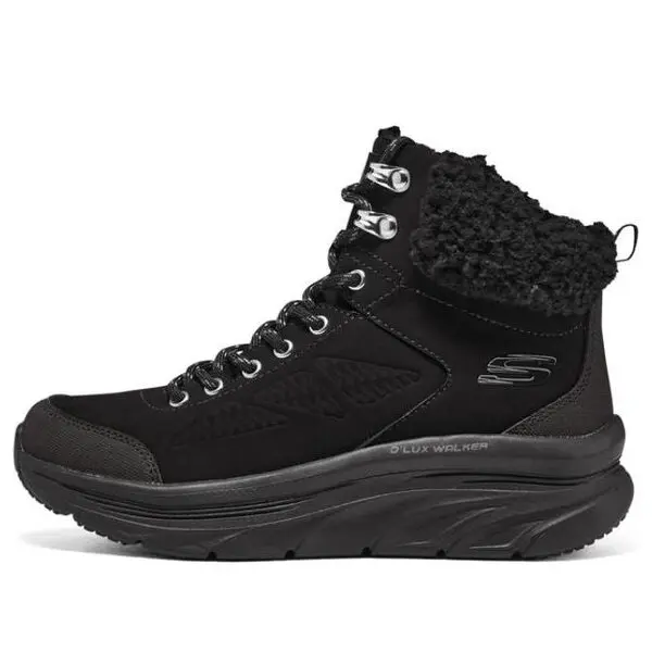 Sketchers D'lux Walker Lace-up Boot - Black