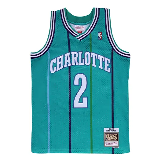 Mitchell & Ness Charlotte Hornets Larry Johnson 1992/93 Nba Swingman Jersey - Default Colorway