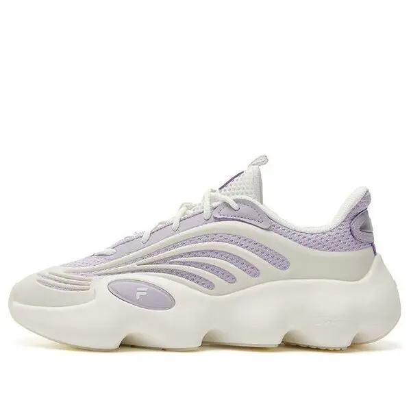 FILA FUSION Ray 3 Sport Shoes - White/lilac