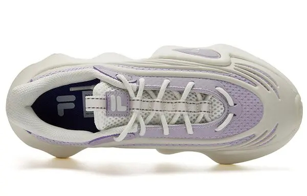 FILA FUSION Ray 3 Sport Shoes - White/lilac