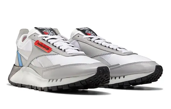 REEBOK Classic Leather Legacy Sneakers - Gray/white/blue