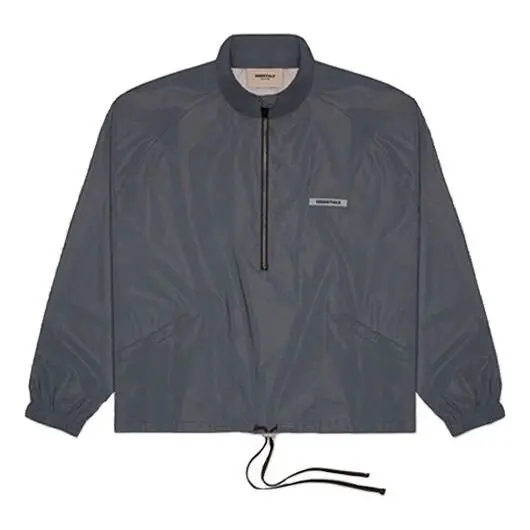 Fear Of God Fw20 Reflective Half Zip Track Pullover Black