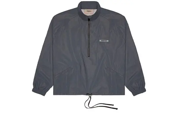 Fear Of God Fw20 Reflective Half Zip Track Pullover Black