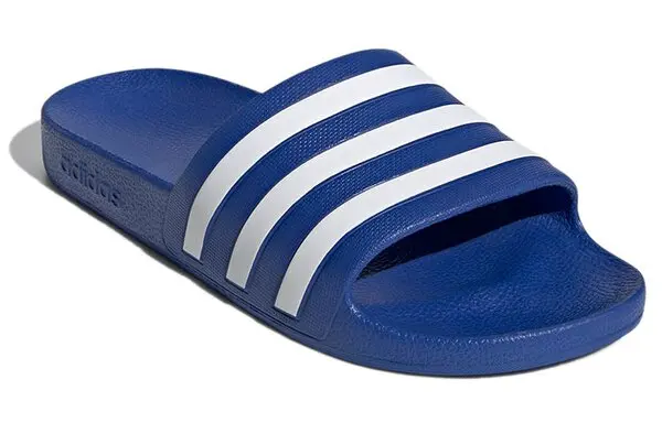 Adidas Adilette Aqua Slides - Blue/white